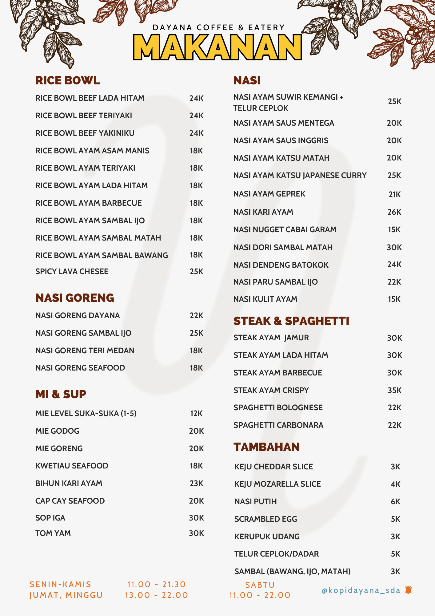 DAYANA COFFEE & EATERY